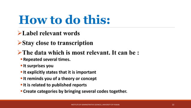Thematic analysis in qualitative research Explained with Example | PPTX