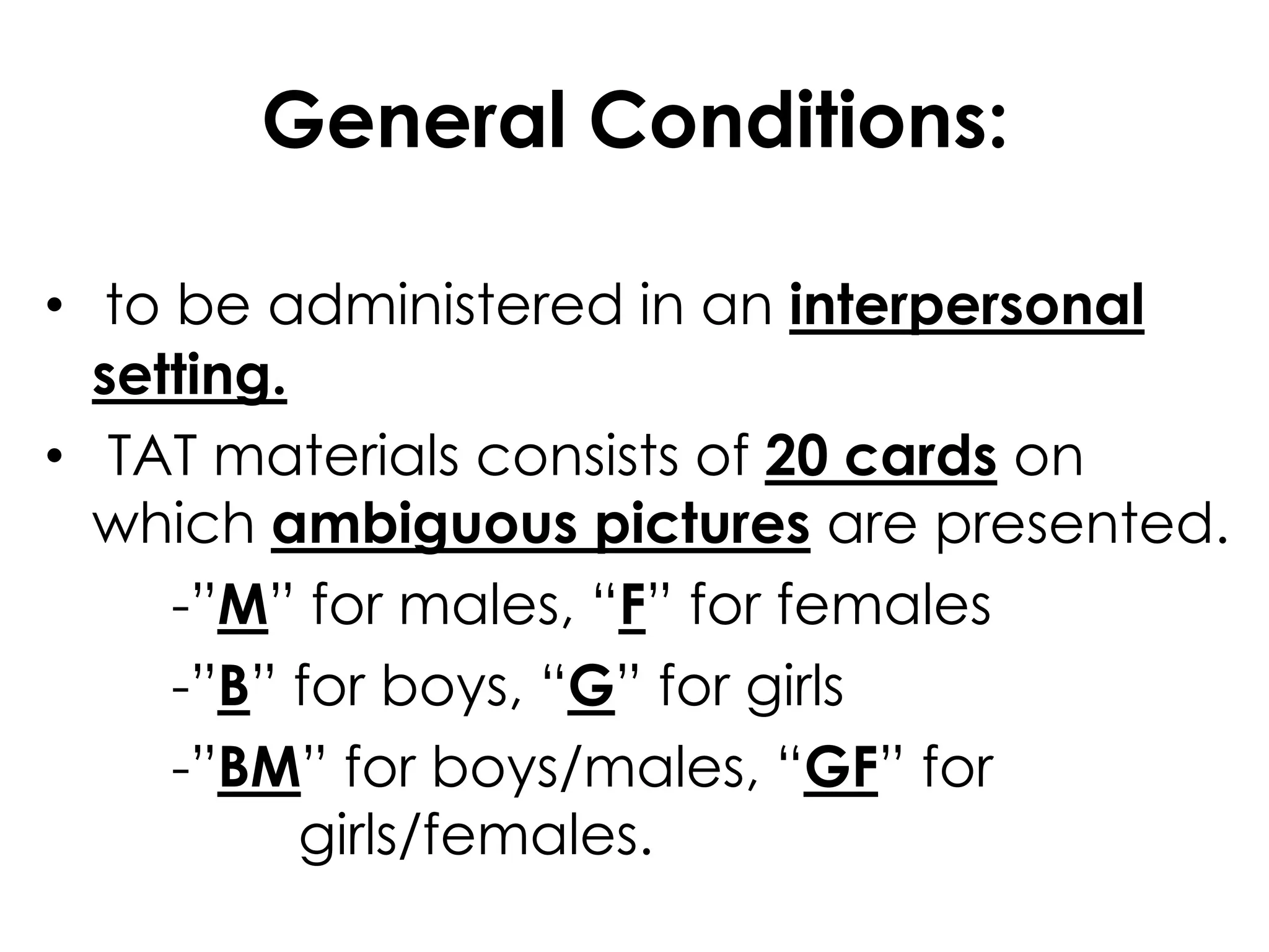 Thematic apperception test | PPTX