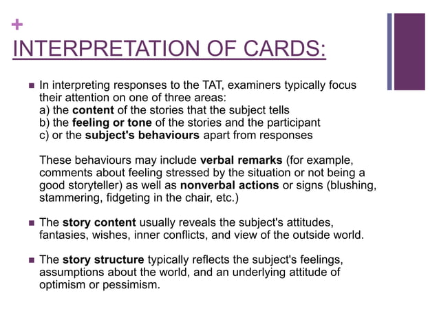 Thematic apperception test | PPTX