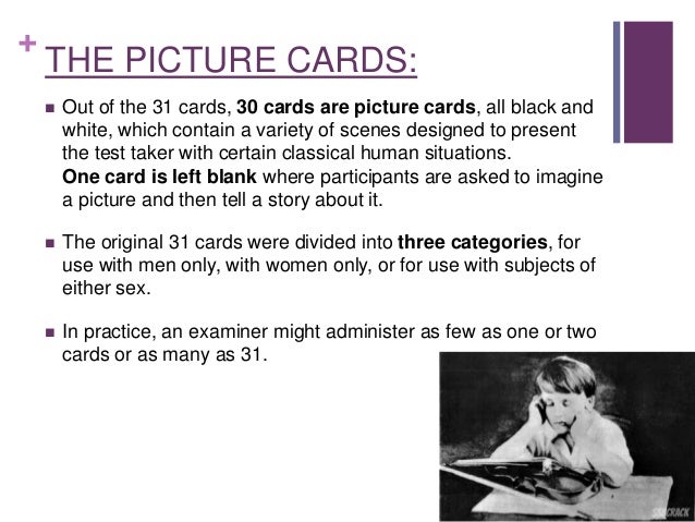 Thematic apperception test