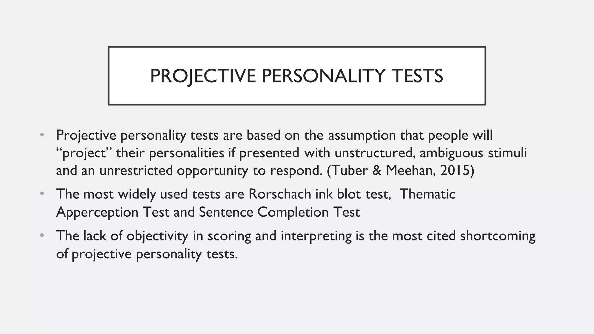 Thematic Apperception Test (TAT) | PDF