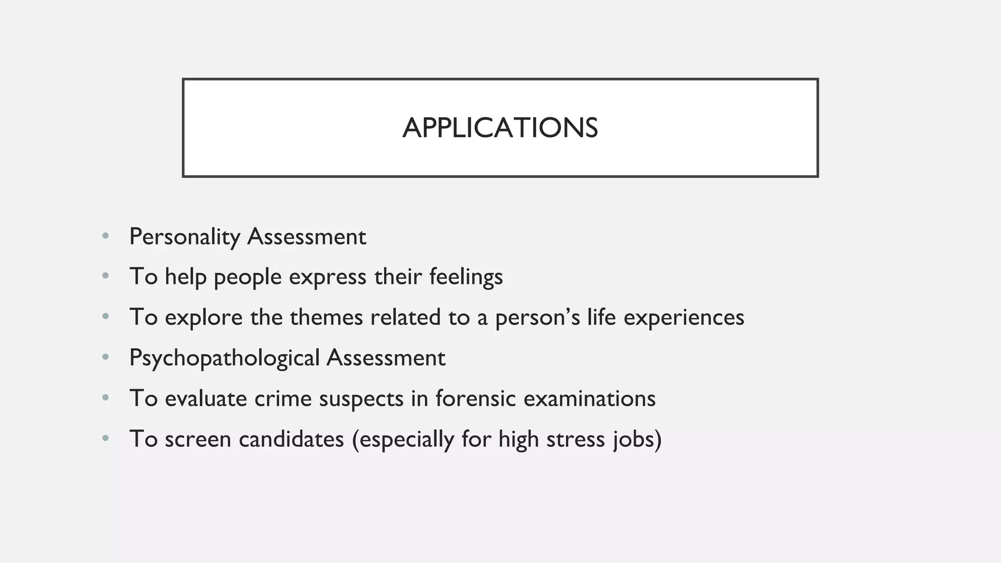 Thematic Apperception Test (TAT) | PDF