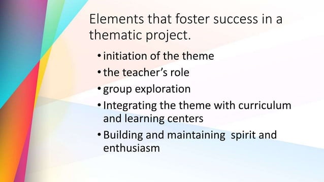 Thematic approach | PPTX