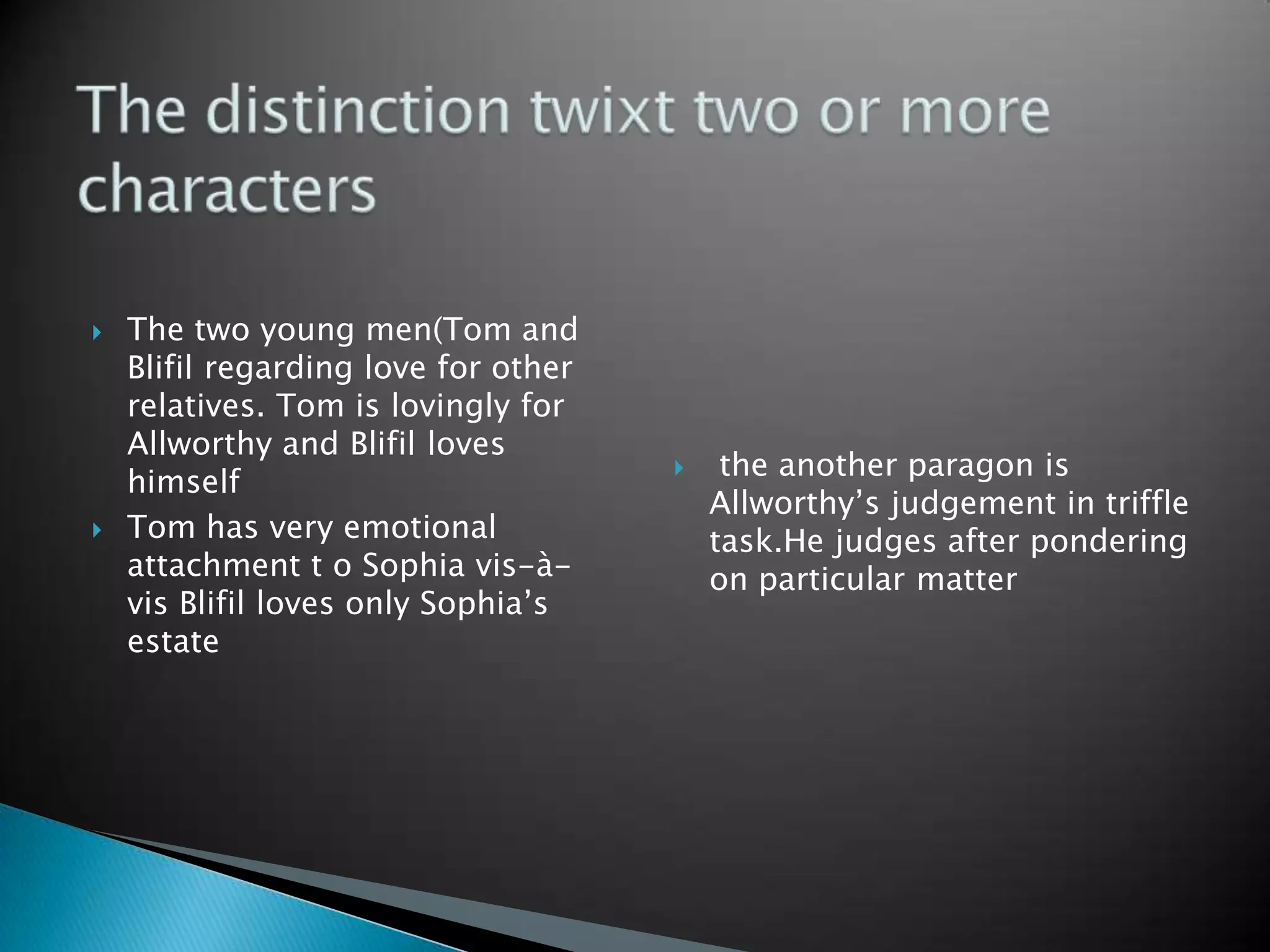 Thematic aspects of the novel TOM JONES | PPTX