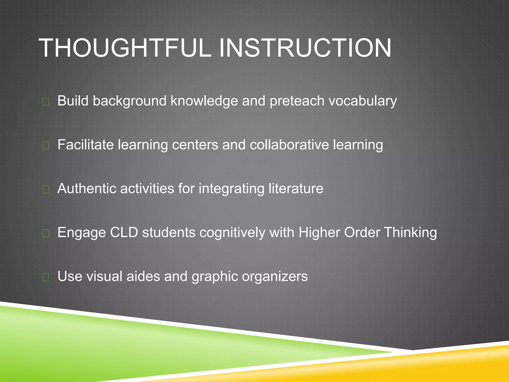 Thematic instruction | PPTX | Educational Assessment | Education