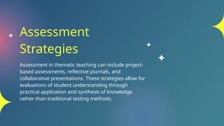 Thematic Teaching in basic education and | PPTX