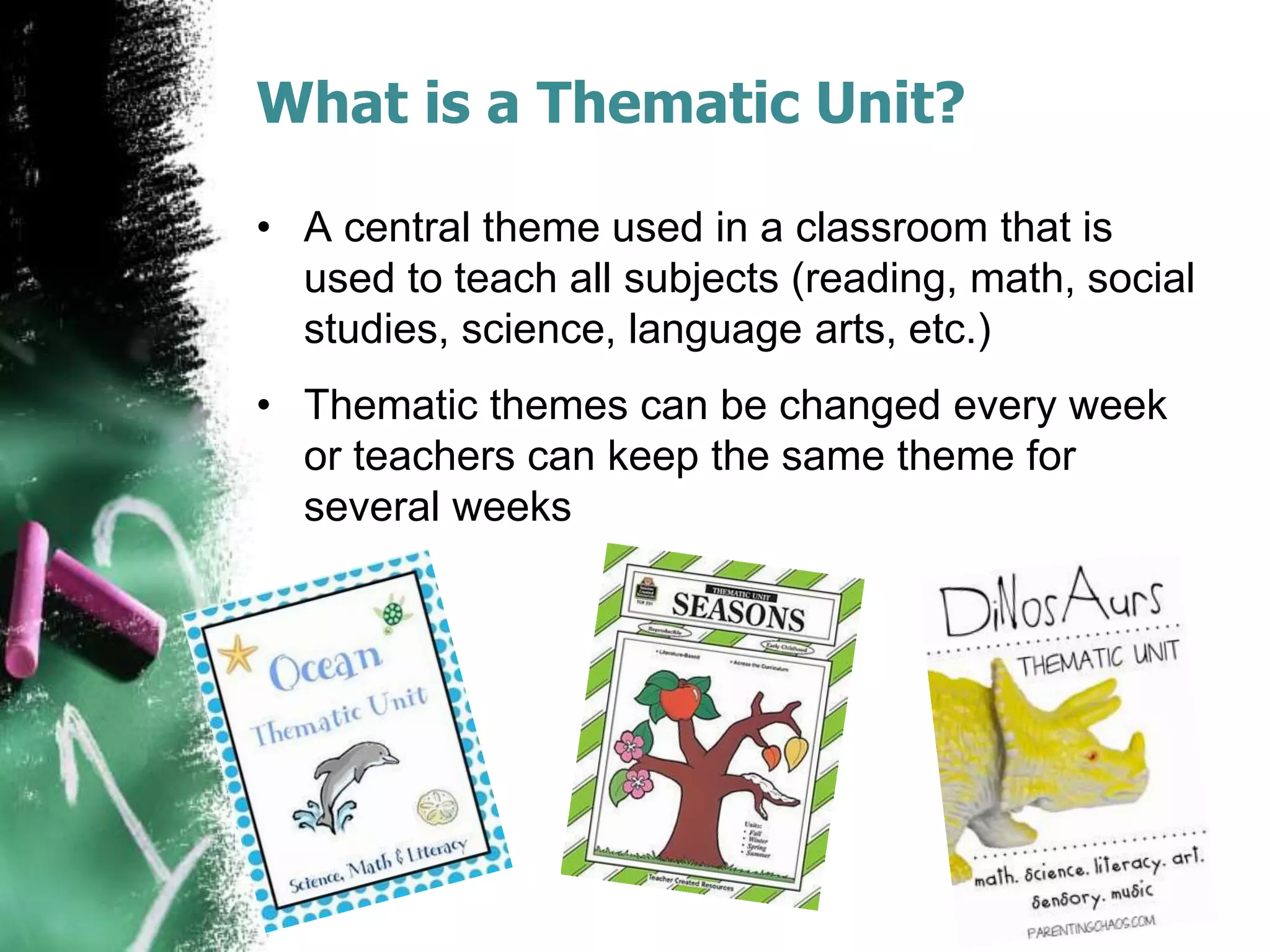 Thematic unit | PPT