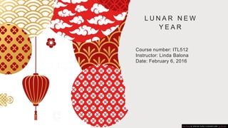 Thematic unit lunar new year | PPTX