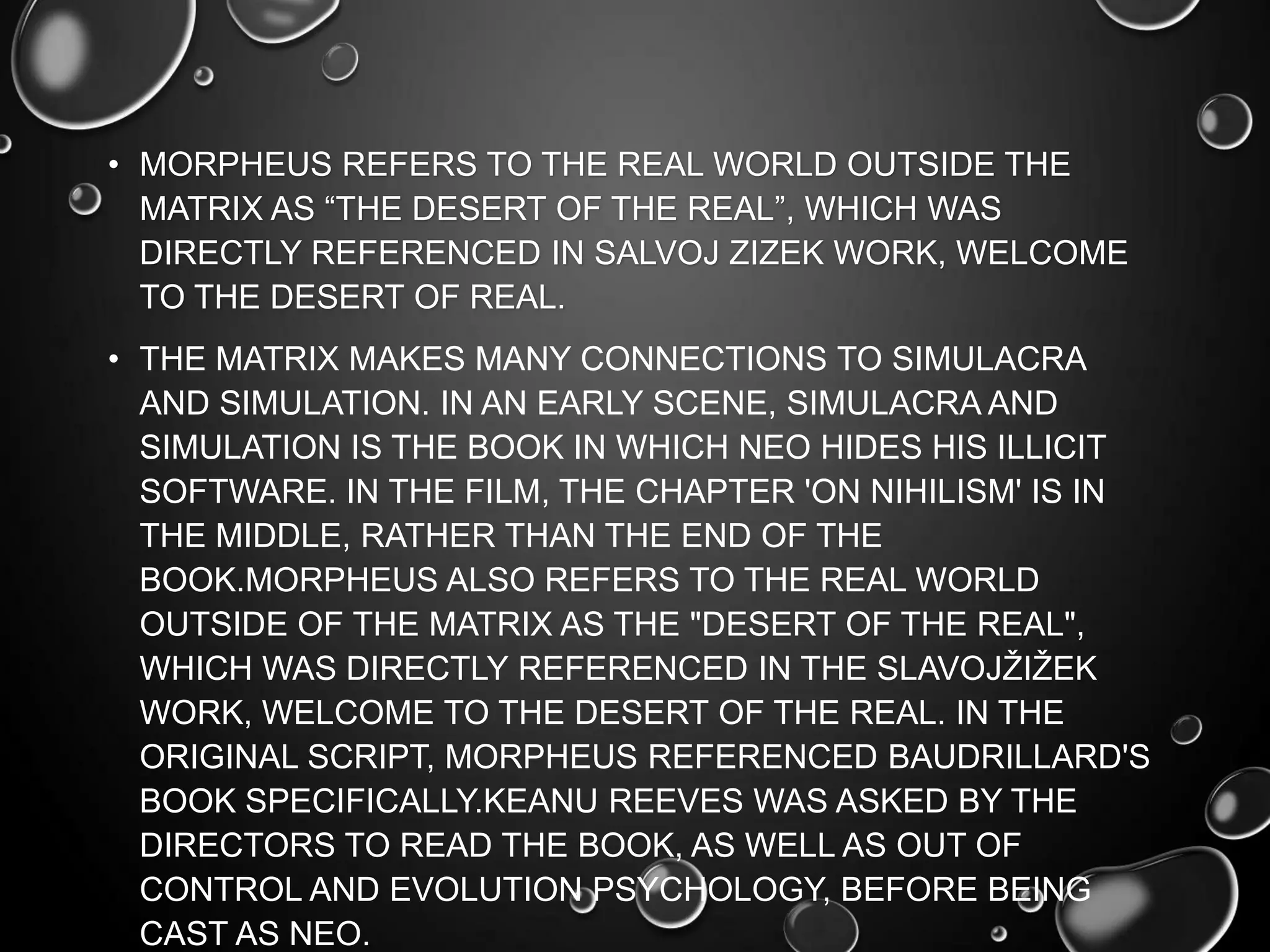 The matrix POSTMODERN | PPT