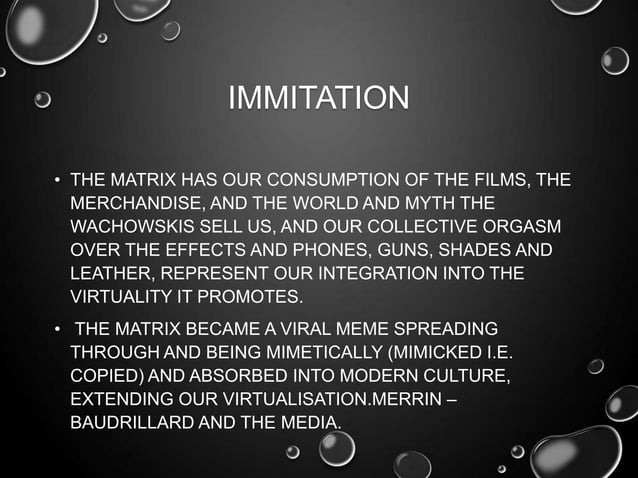 The matrix POSTMODERN | PPT
