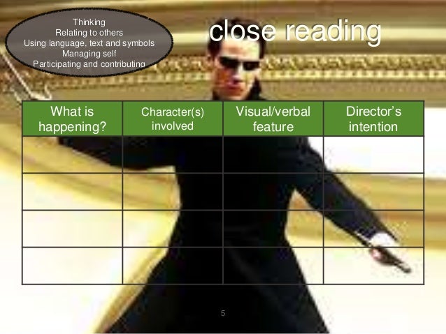The Matrix Film Study