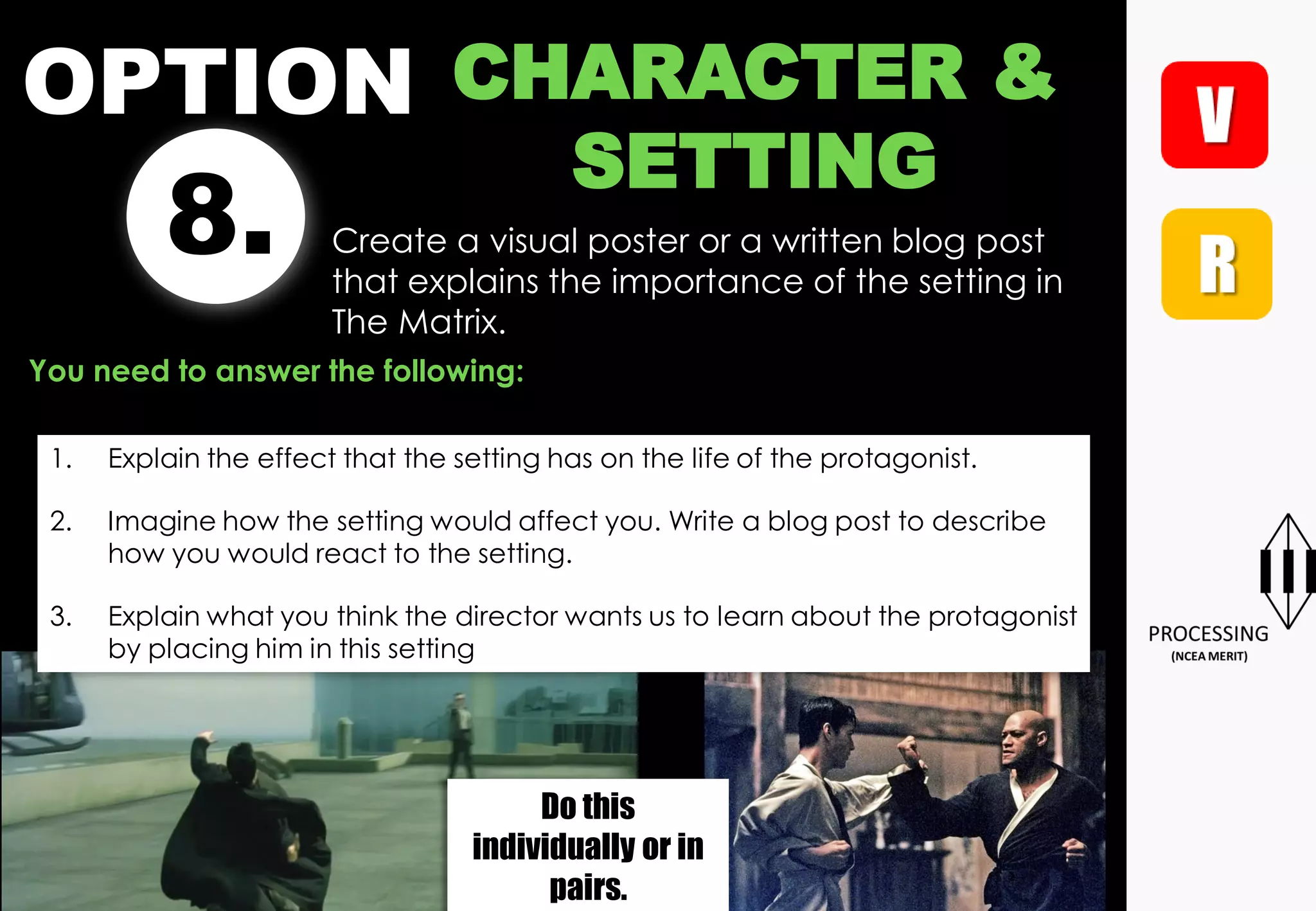 The Matrix PBL Film Study (L1 English) | PDF