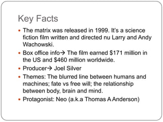 The matrix dsgvdfgd | PPTX | Pop Culture