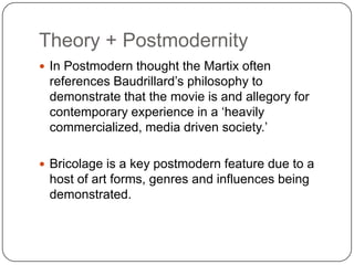 The matrix dsgvdfgd | PPTX | Pop Culture