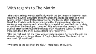 The matrix ppt | PPTX
