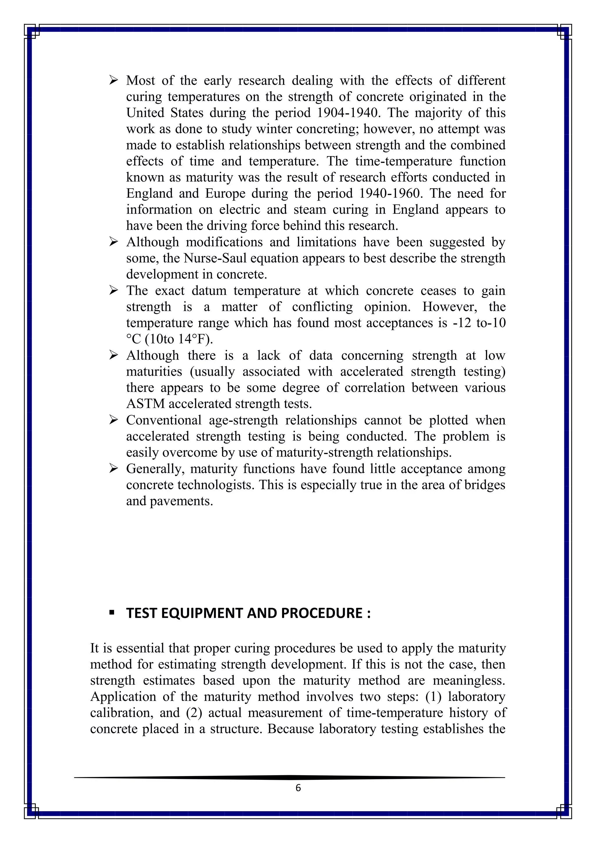 The maturity test | PDF