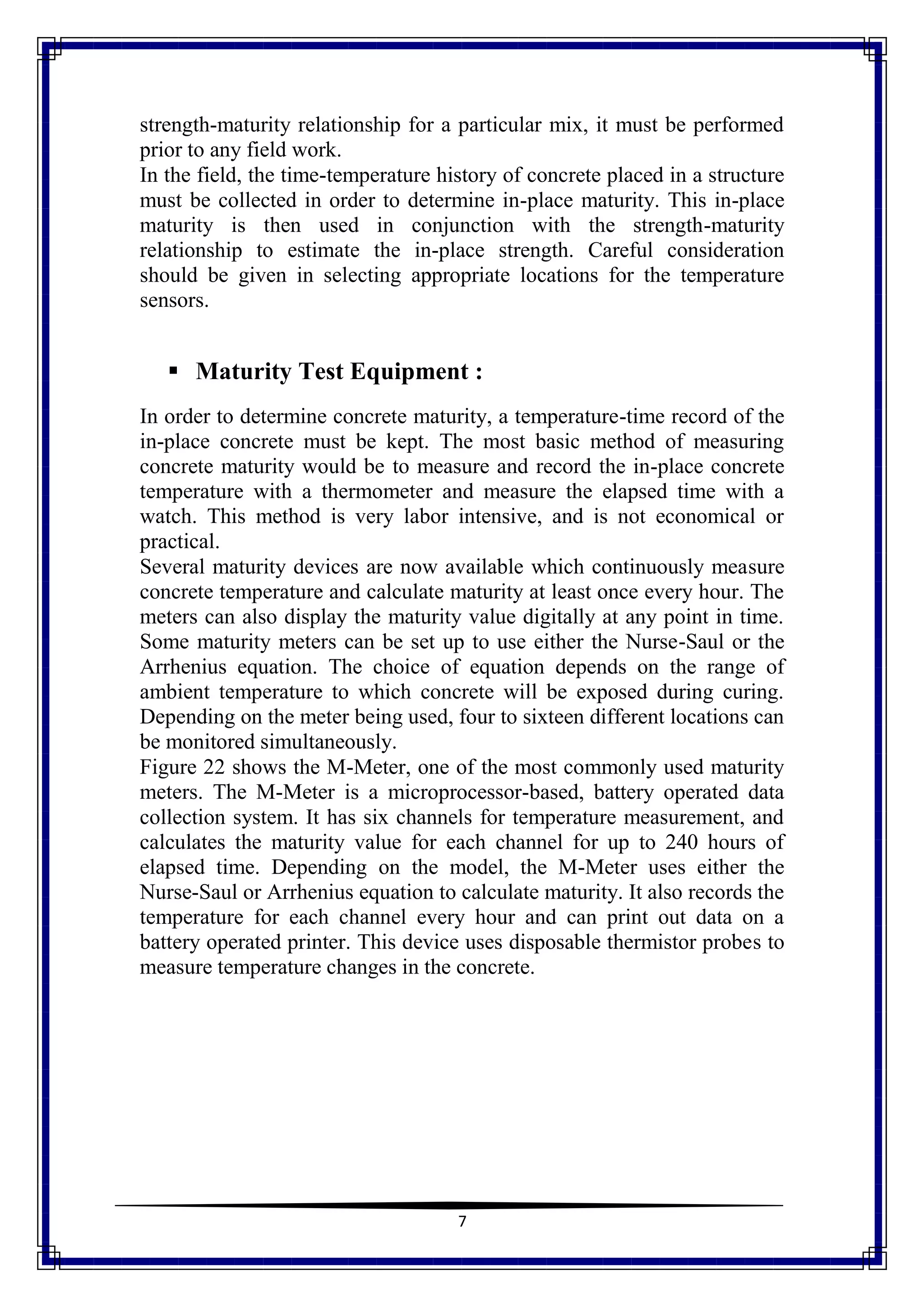 The maturity test | PDF