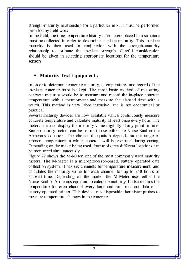 The maturity test | PDF