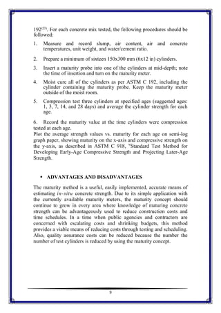 The maturity test | PDF