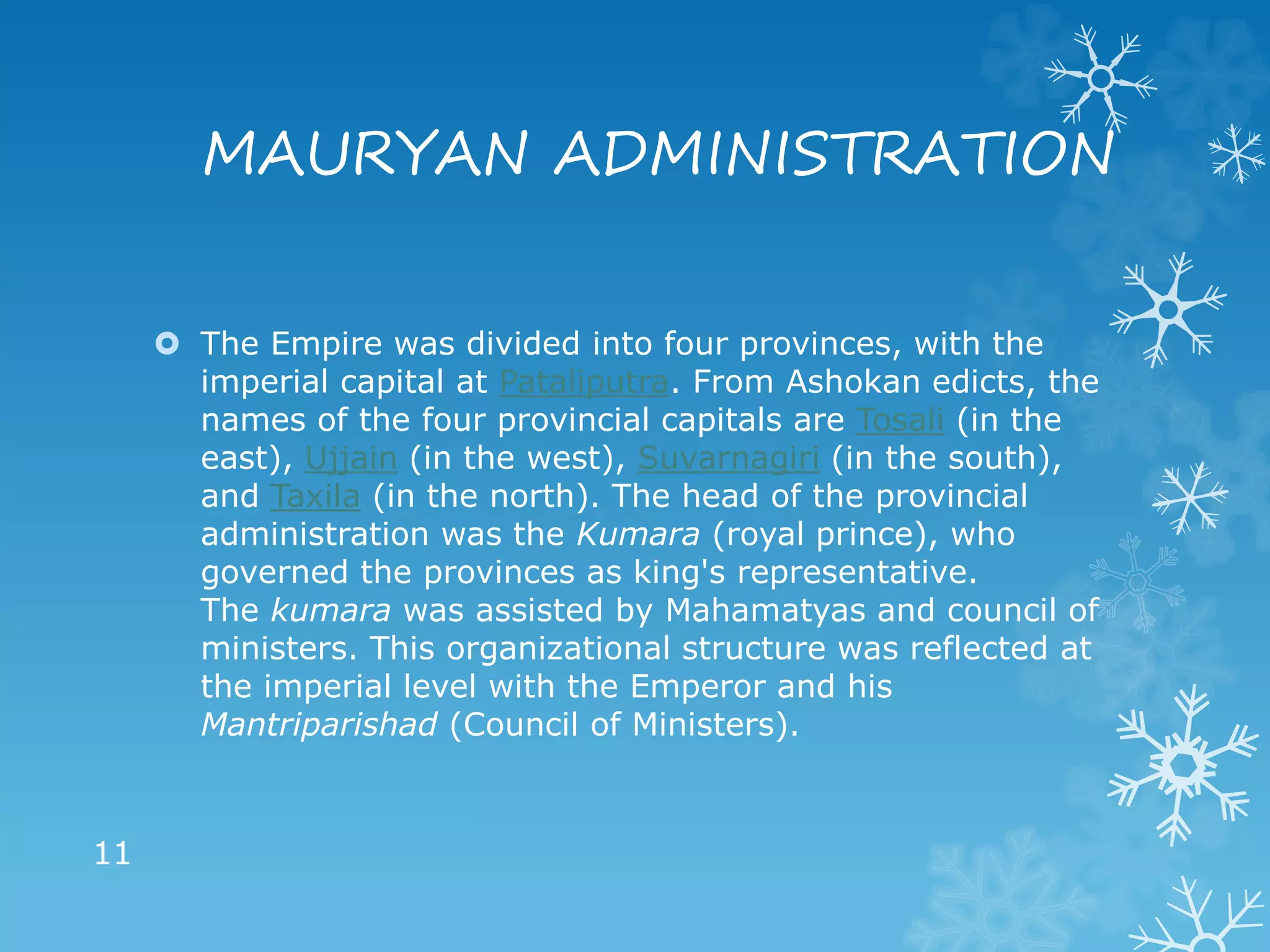 The Mauryan Empire | PPTX
