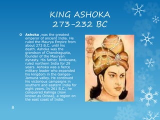 King Asoka Of The Mauryan Empire