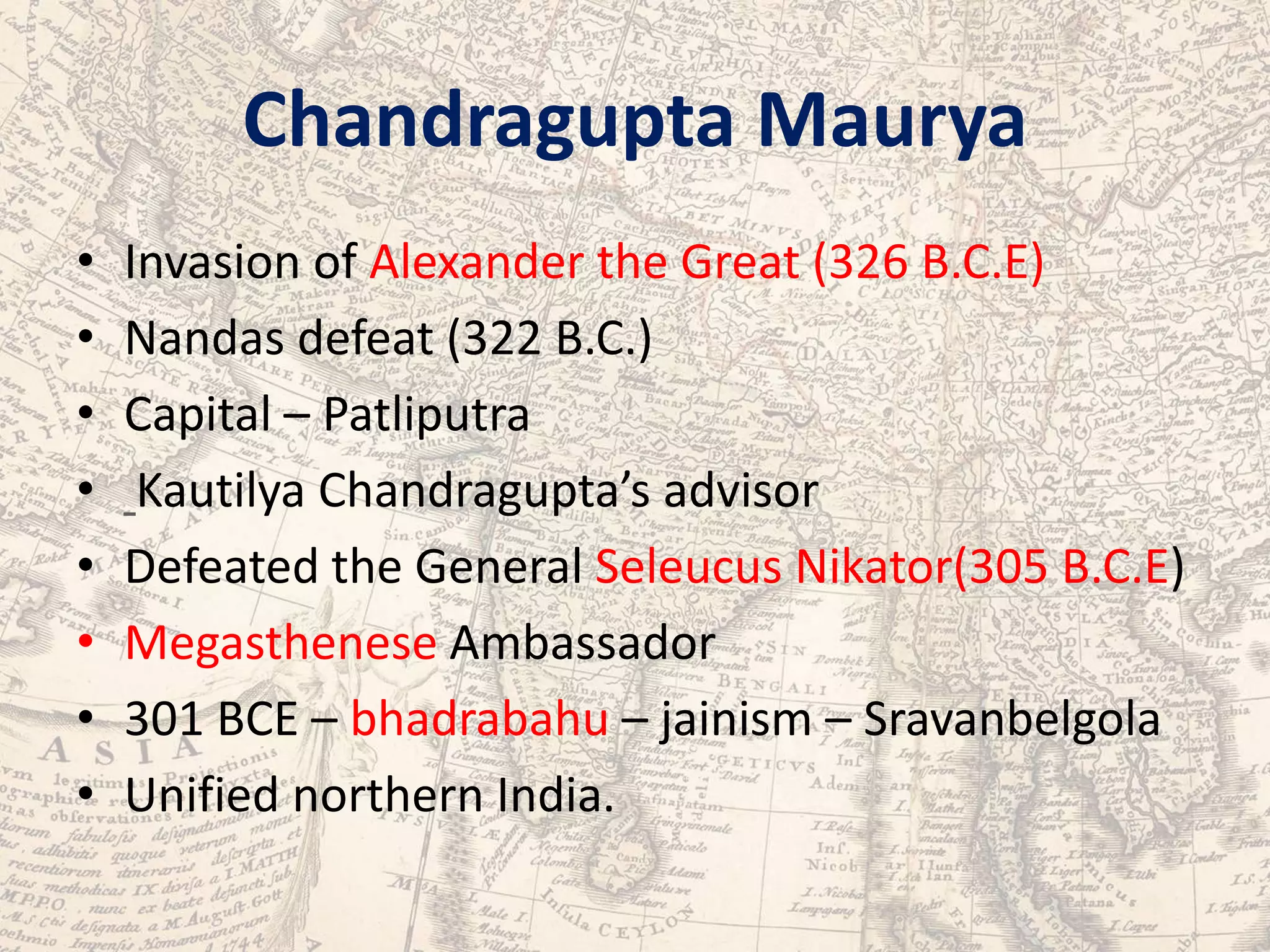 The mauryan empire | PPTX