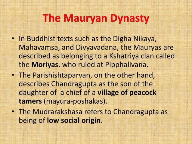 The mauryan empire | PPTX
