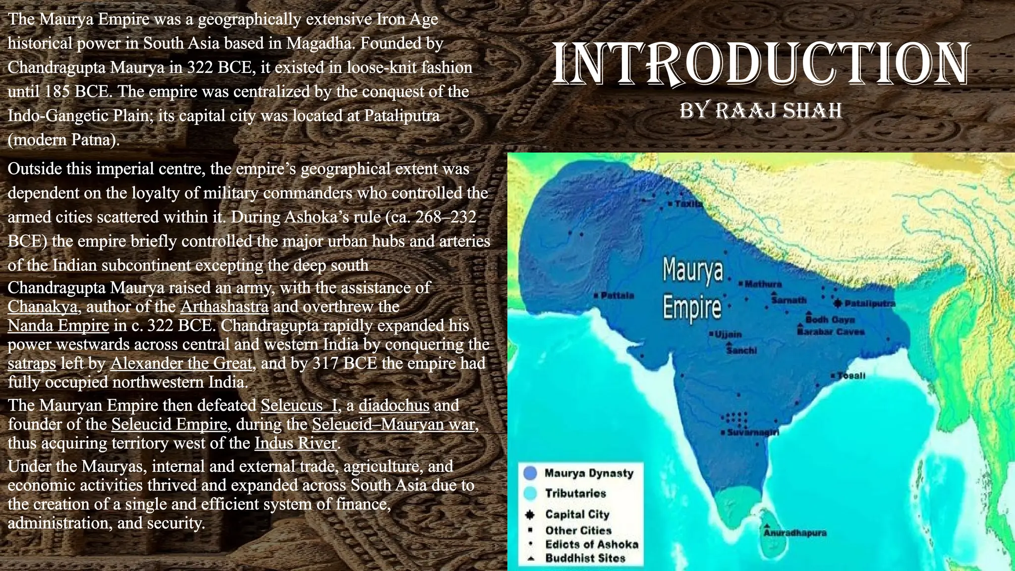 The Mauryan Empire and its historical significance | PPTX