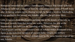 The Mauryan Empire and its historical significance | PPTX