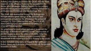The Mauryan Empire and its historical significance | PPTX
