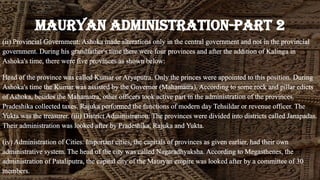 The Mauryan Empire and its historical significance | PPTX