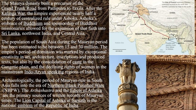 The Mauryan Empire and its historical significance | PPT