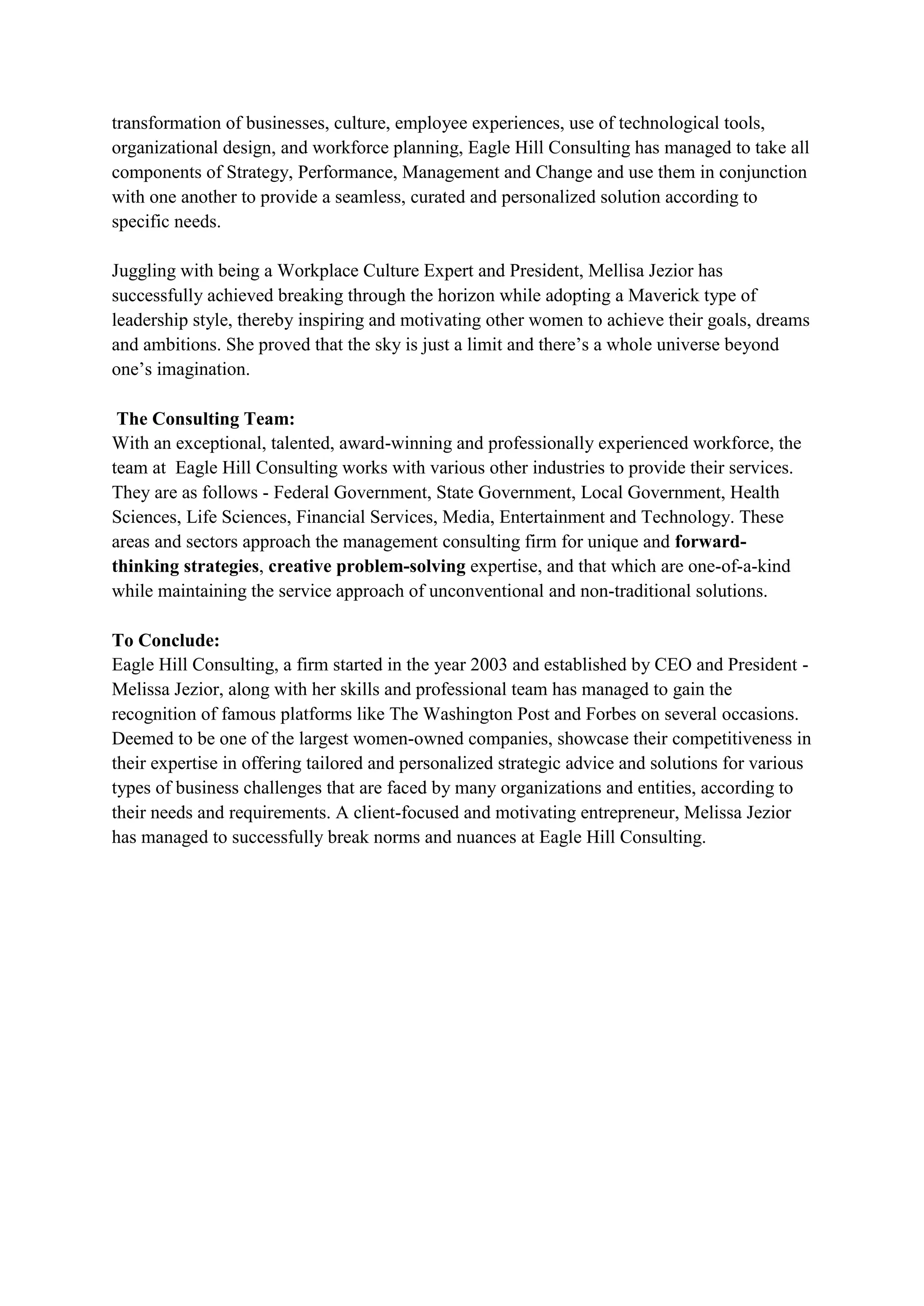 The Maverick Mindset Melissa Jezior's Approach Towards Innovative ...