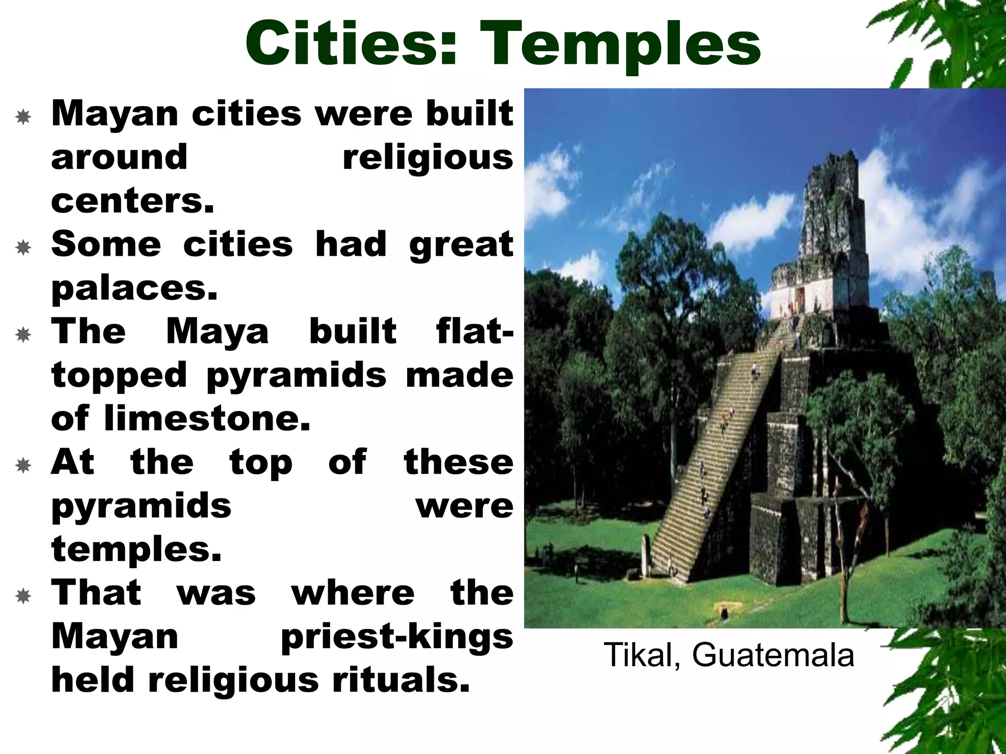 The Mayan Civilization | PPT