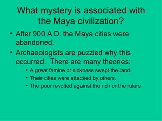 The maya civilization | PPT