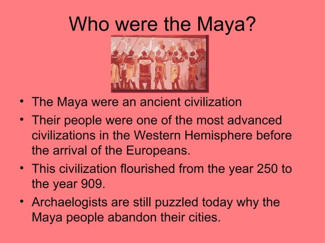The maya civilization | PPT