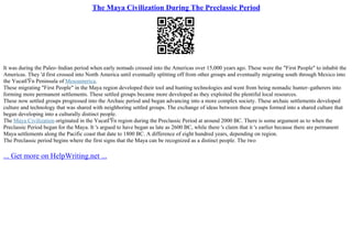 Mayan Social Structure Nobles Commoners Serfs Slaves