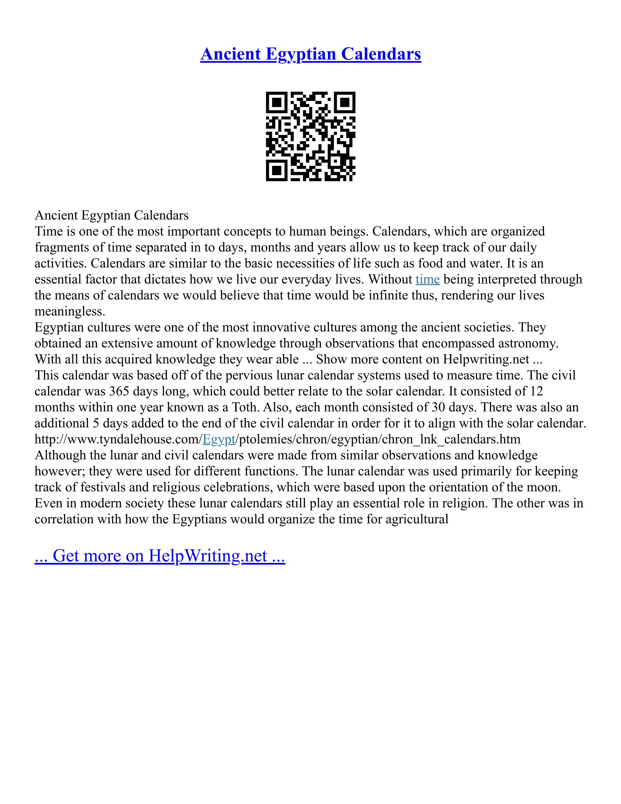 The Mayan Calendar | PDF