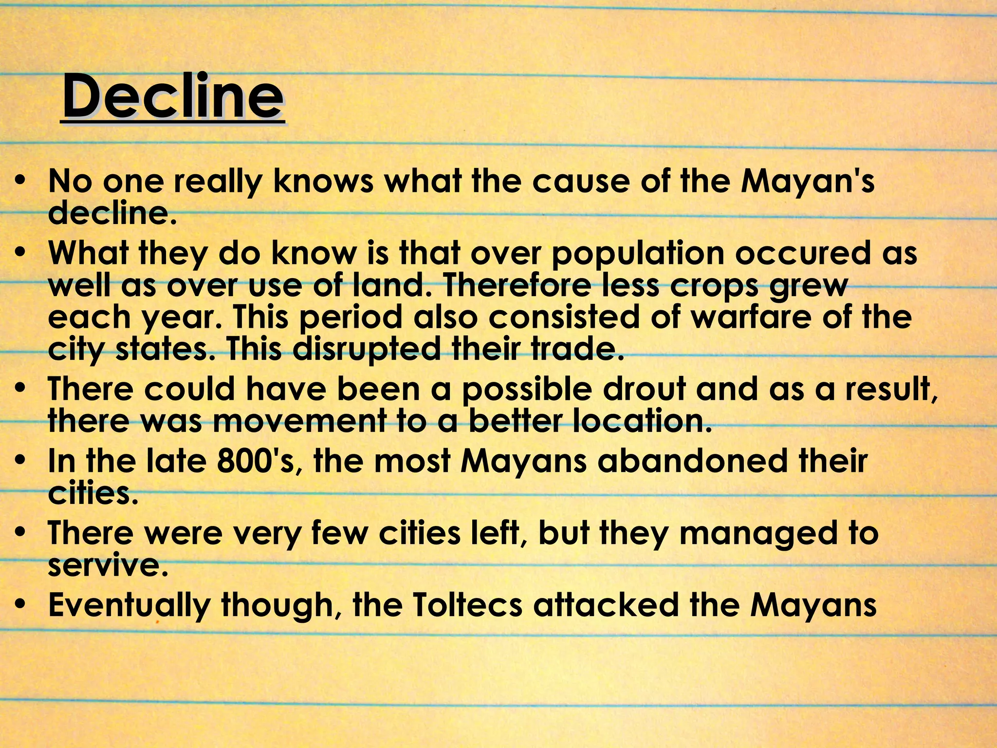The mayan culture | PPT