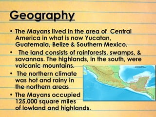 Mayan Geography