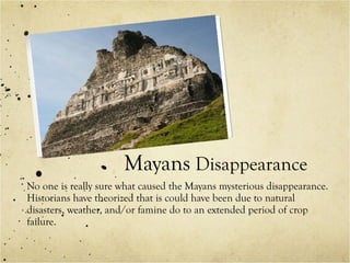 The mayan empire-Period 1 | PPT