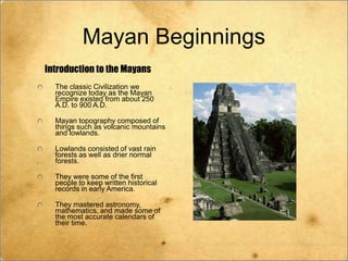 The mayan empire-period 1 | PPTX | Christianity | Religion & Spirituality