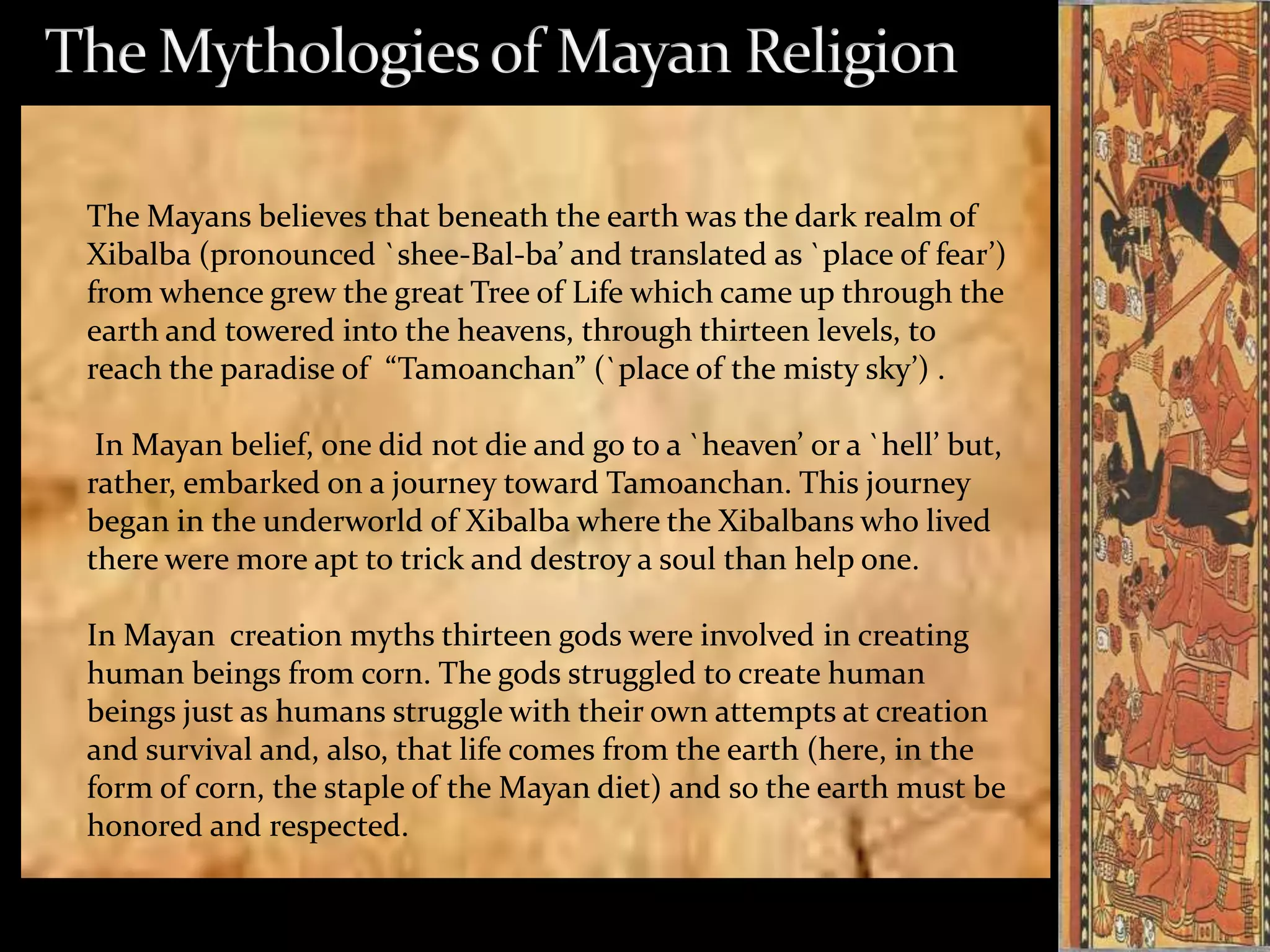 The Mayan Religion | PPTX