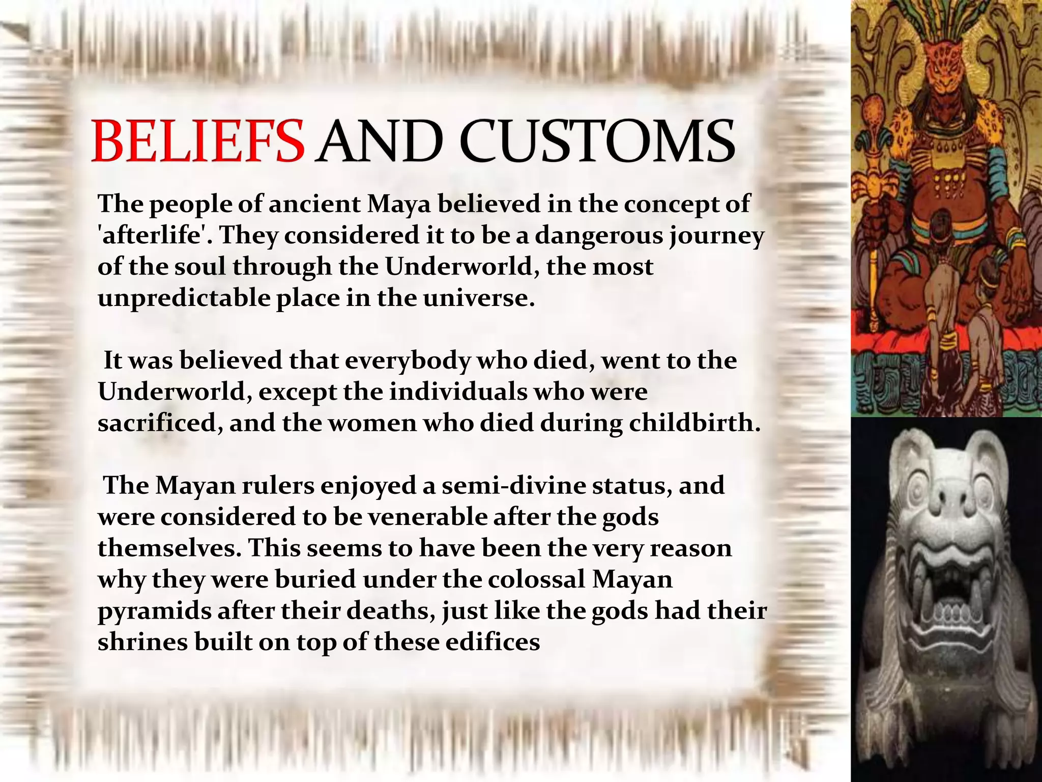 The Mayan Religion | PPTX