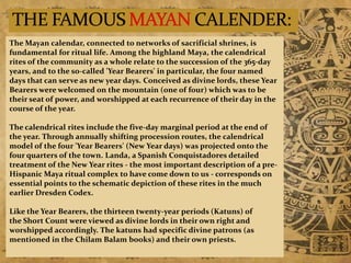 The Mayan Religion | PPTX