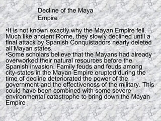 The mayans period 1 | PPT