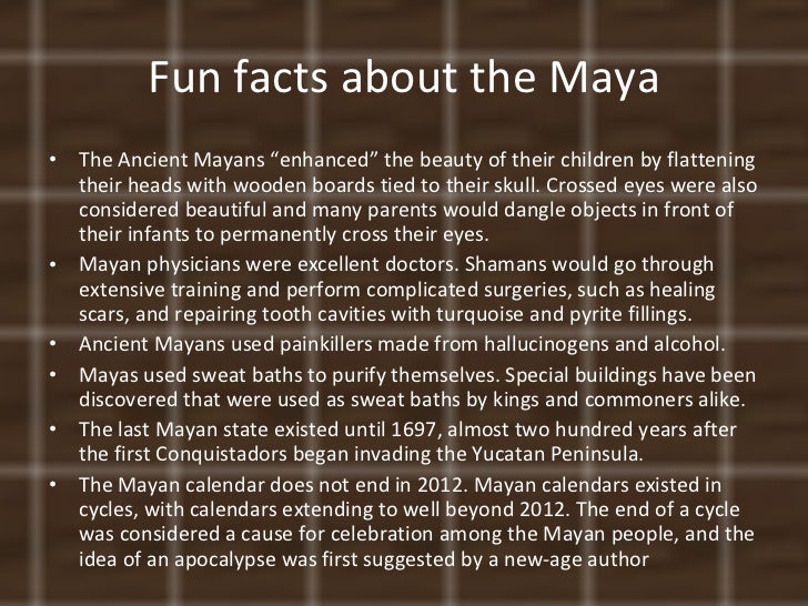The Mayans Period 1 The Mayans Period 1