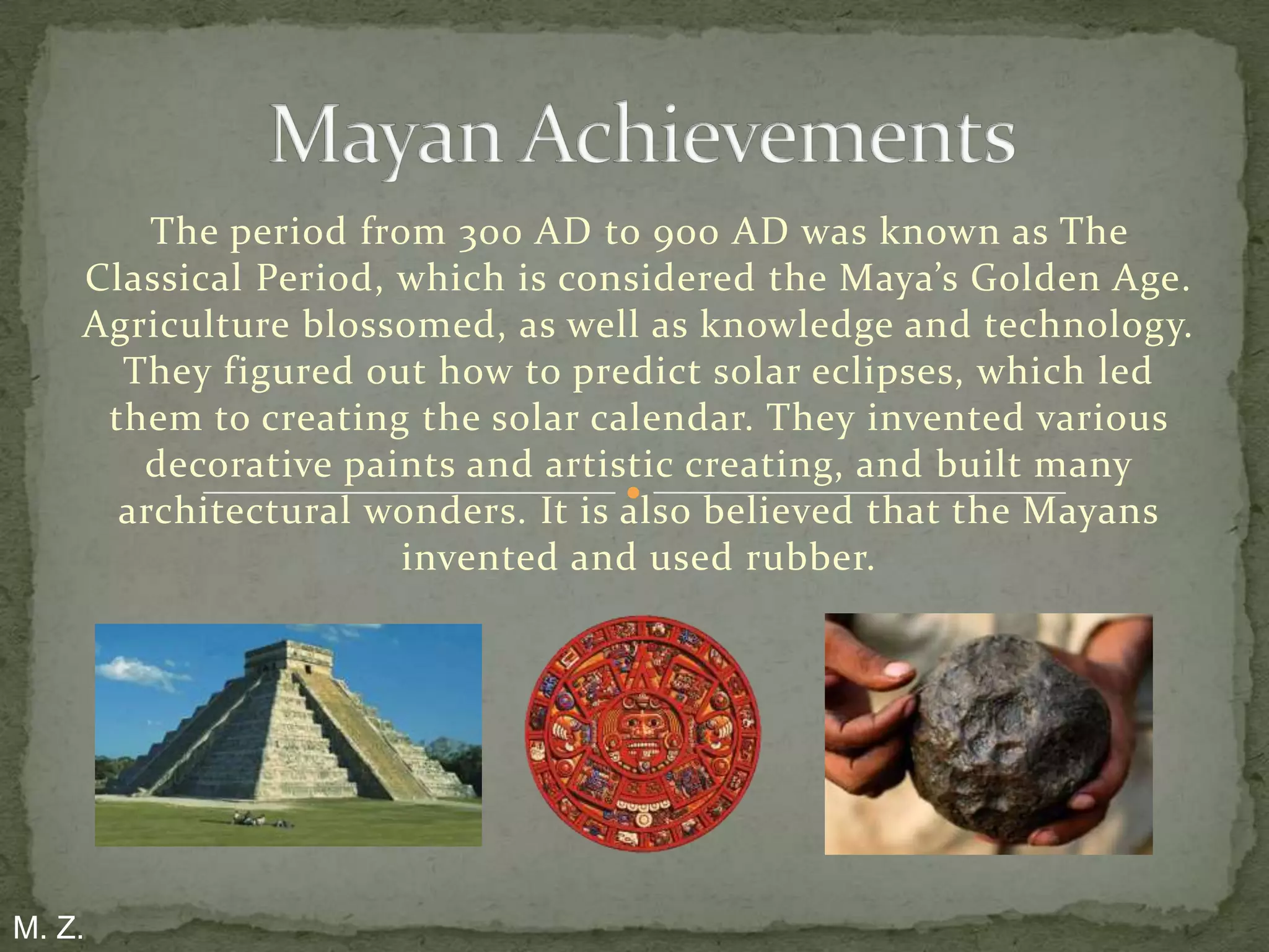 The mayans slideshow global pd.7 | PPT