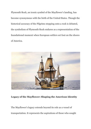 The Mayflower Ship_ Sailing Through the Pages of History.pdf | Cruises ...