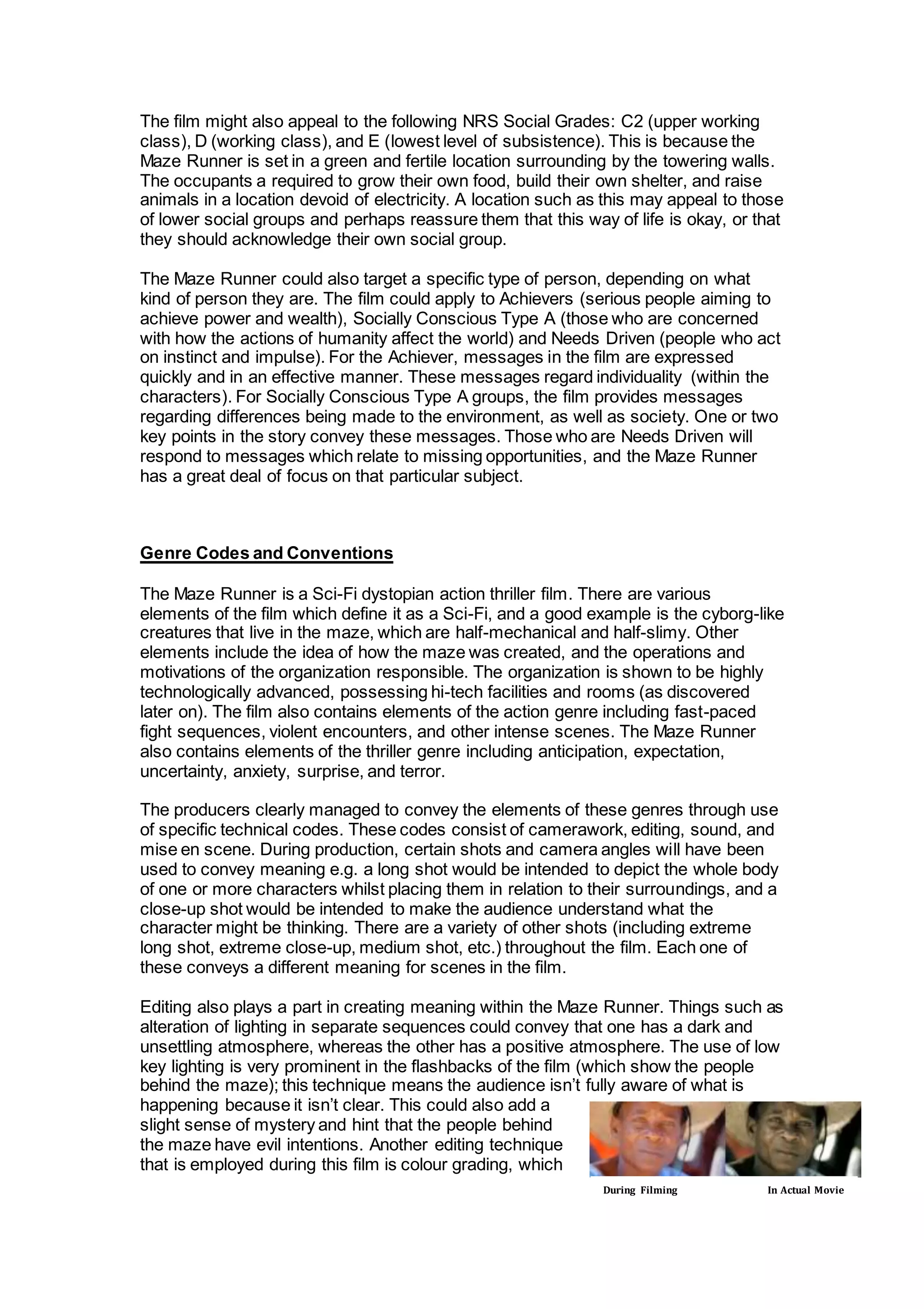 The maze runner (fictional product) | DOCX